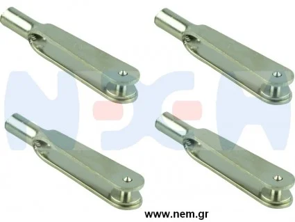 Metal Clevis spring steel M2.5mm x4pcs