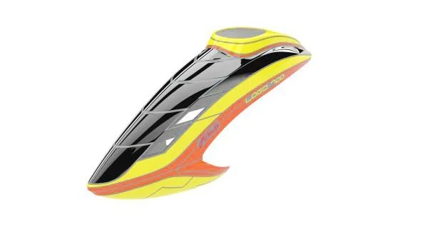 05029 Mikado Helicopters Canopy , LOGO 700 neon-orange/neon-yellow