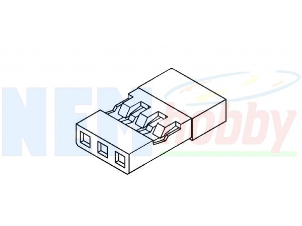 Servo Connectors Futaba style Female -Set