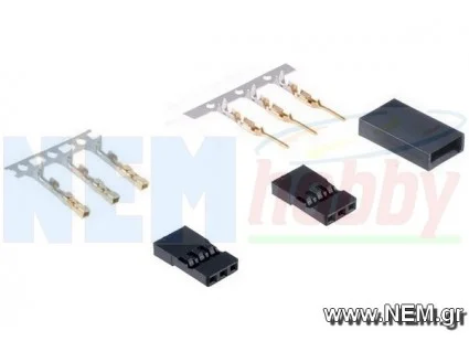 Futaba compatible servo Gold Connectors