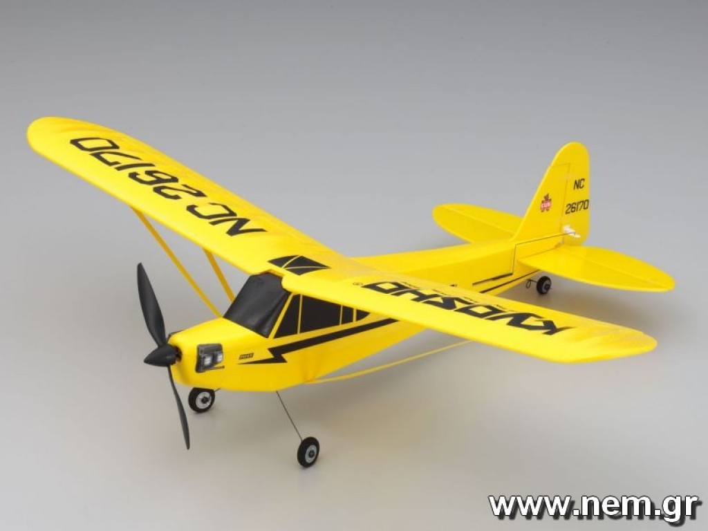 Kyosho Minium PIPER J-3 CUB -Readyset, Yellow color