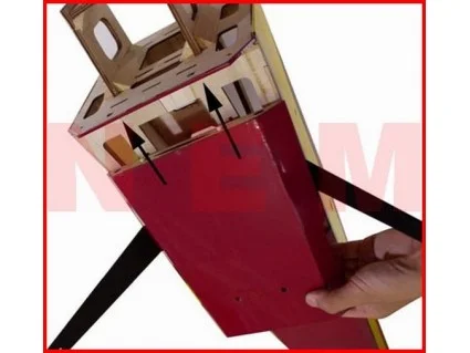 MAXAIR EVOLUTION II VELOX- 3D FUN FLY RC Model AIrplane, ARF Wood plane kit