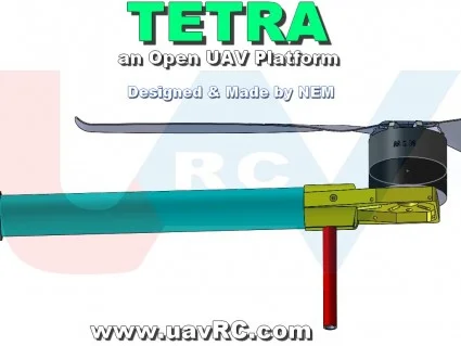TETRA Basic Version, an Open Platform UAV Quadcopeter Octocopter Frame ...