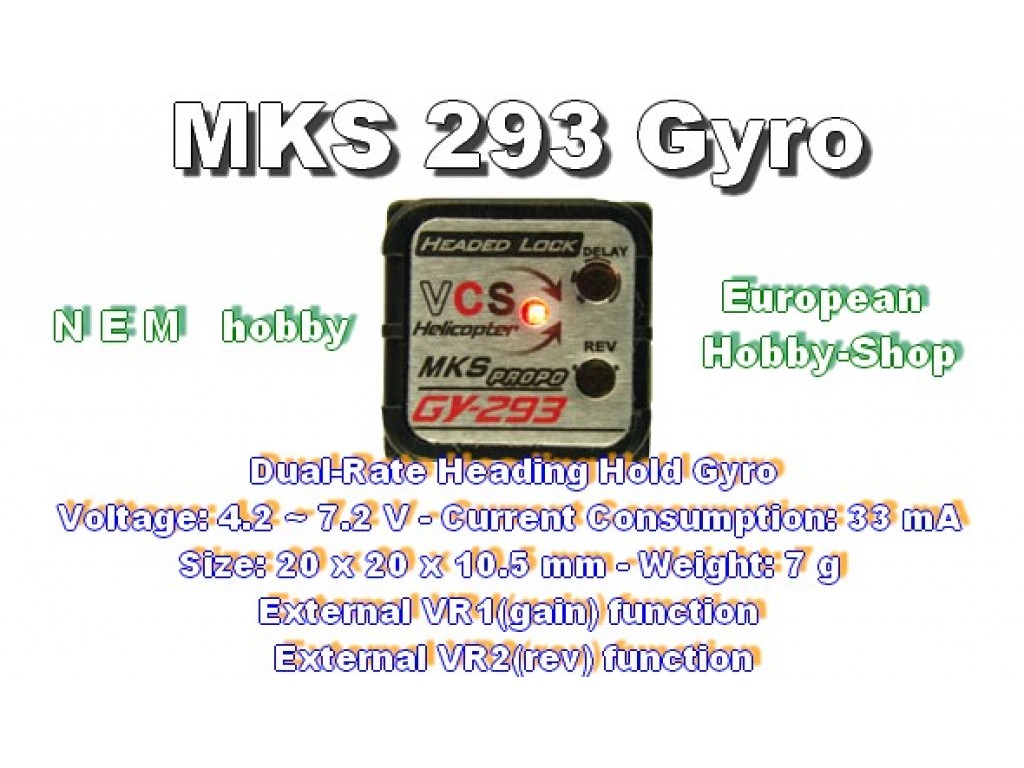 MKS GY-293 Heading Hold Gyro