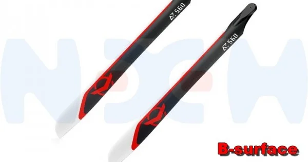 101560, Azure Power AZ-560 Carbon Rotor Blades B Surface